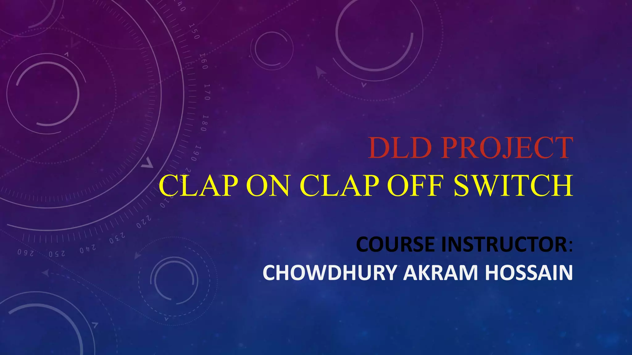 Clap On Clap Off Switch | PPT