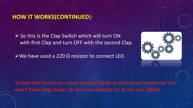 Clap On Clap Off Switch | PPT