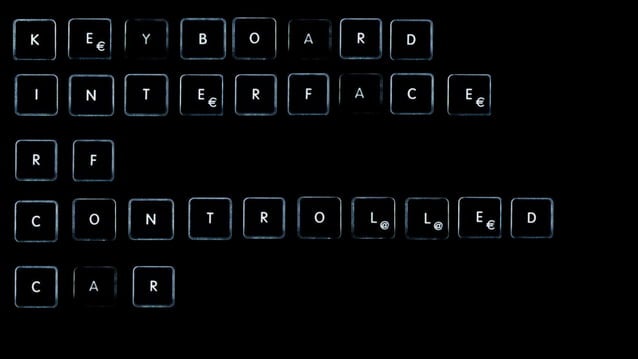 Keyboard Interface RF Controlled Car | PPT