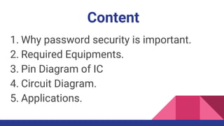 Password Security System | PPTX