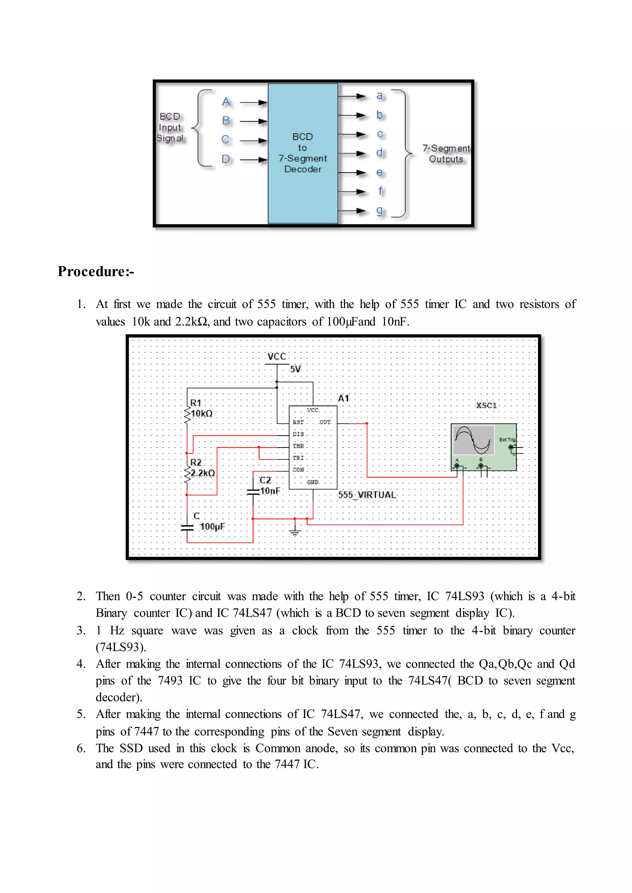 Digital Clock Using Logic Gates | DOCX