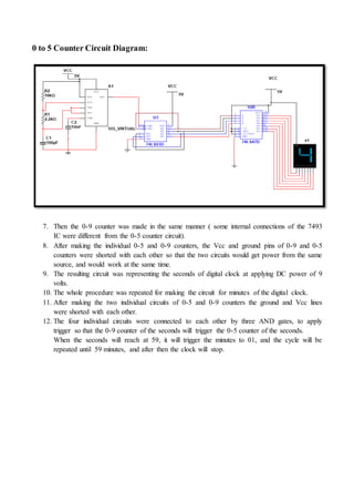 Digital Clock Using Logic Gates | DOCX