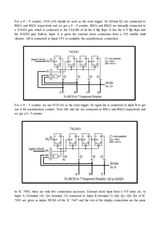 Digital Clock Using Logic Gates | DOCX