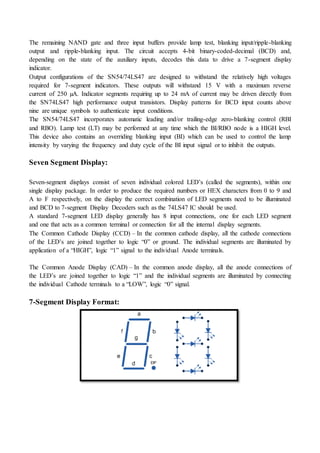 Digital Clock Using Logic Gates | DOCX