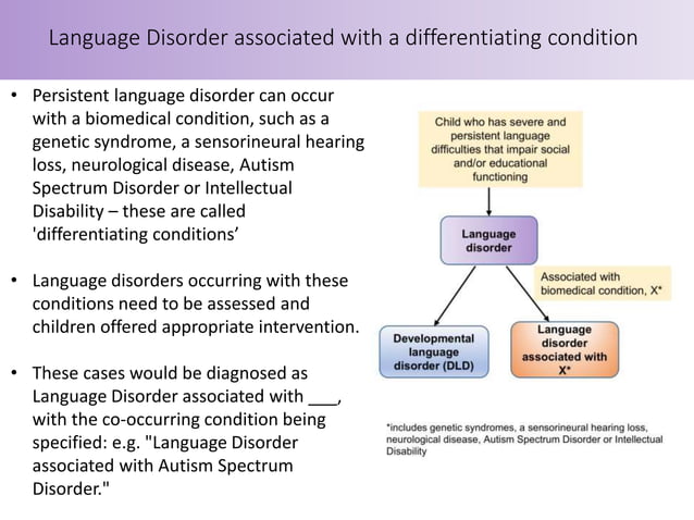 Developmental Language Disorder (DLD): The consensus explained | PPT