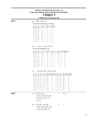 DLD solutions.pdf digital logic design book | PDF