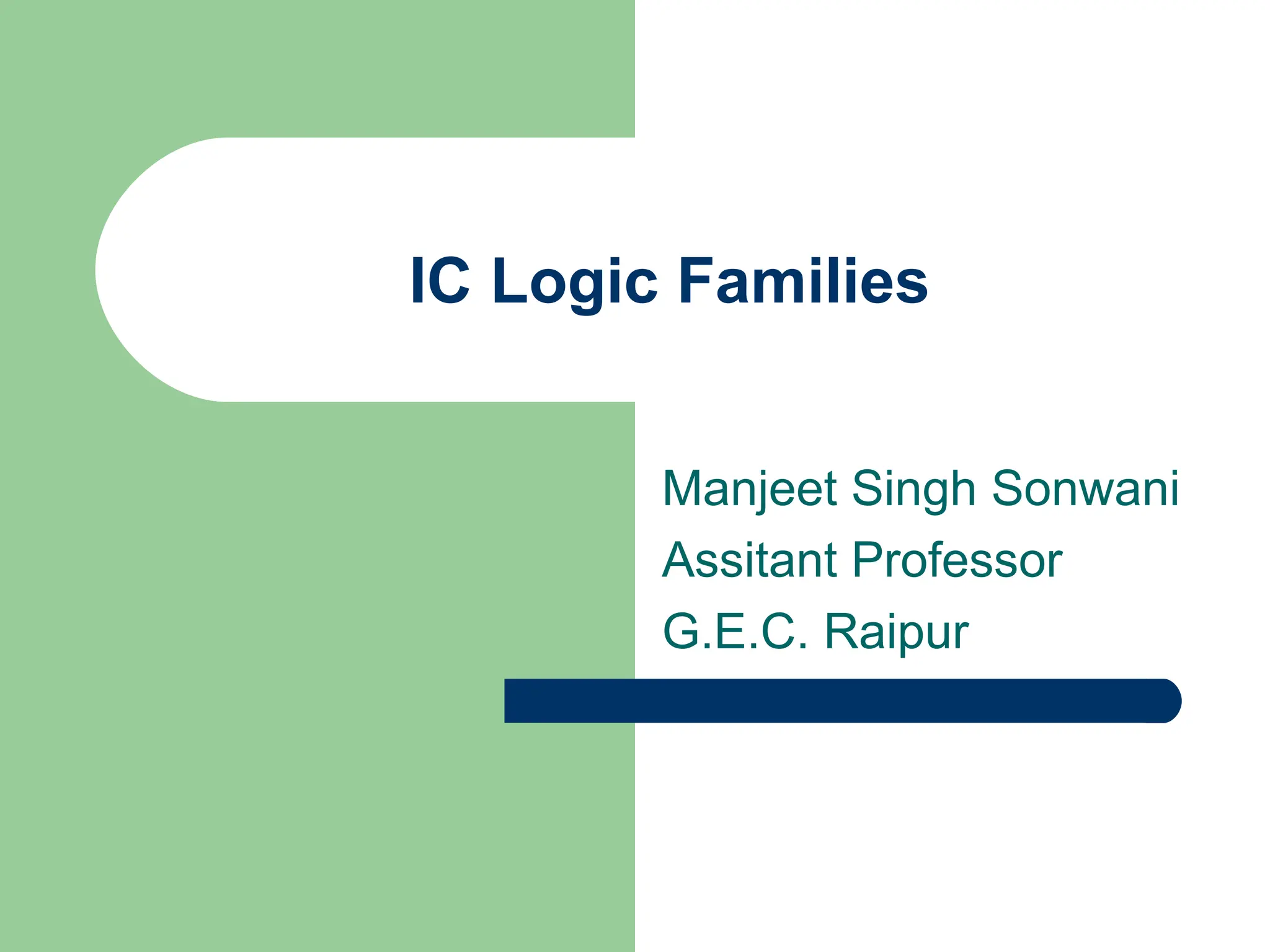 DLD UNIT-V Logic Family.pdf for sunjet EEM | PDF