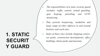 DLE 1013-CHP 4.pptx - INTRODUCTION TO SECURITY MANAGEMENT | PPTX | Arms & Ammunition | Sensitive ...