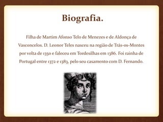 D leonor de teles | PPTX