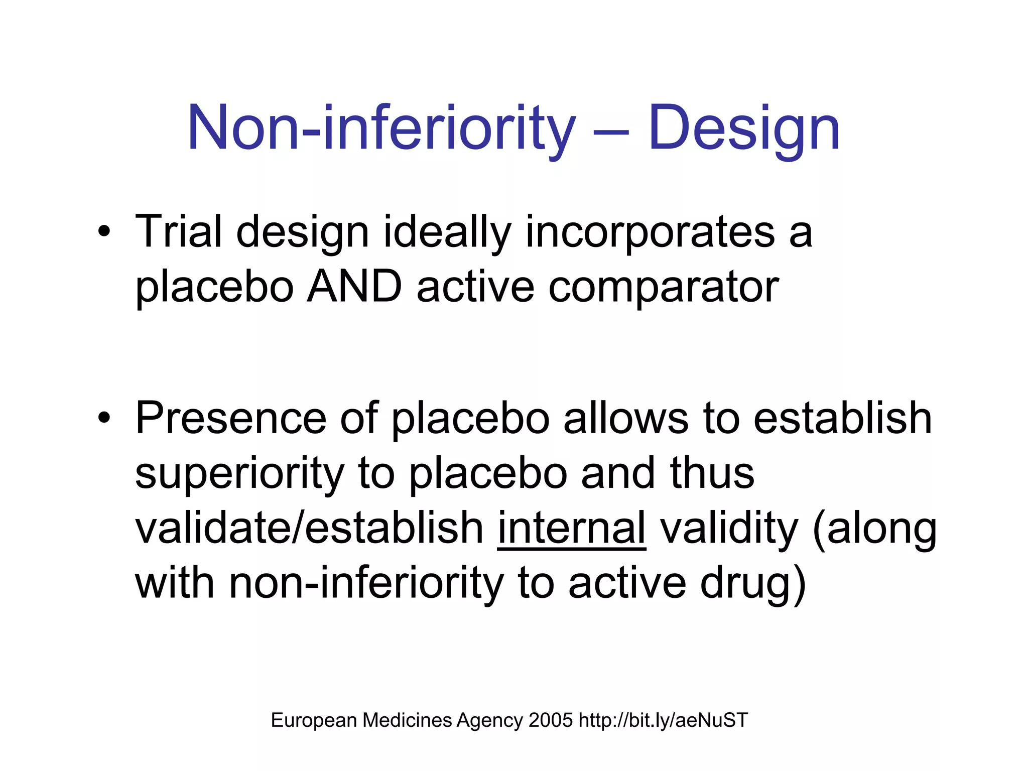 Superiority, Equivalence, and Non-Inferiority Trial Designs | PDF