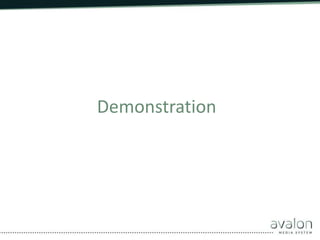 The Avalon Media System: Implementation and Community | PPTX