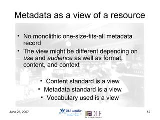 DLF Aquifer MODS Implementation Guidelines | PPT | Databases | Computer Software and Applications
