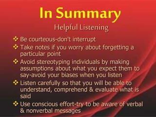 Listening | PPT