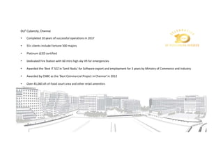 DLF Cybercity- Chennai | PDF