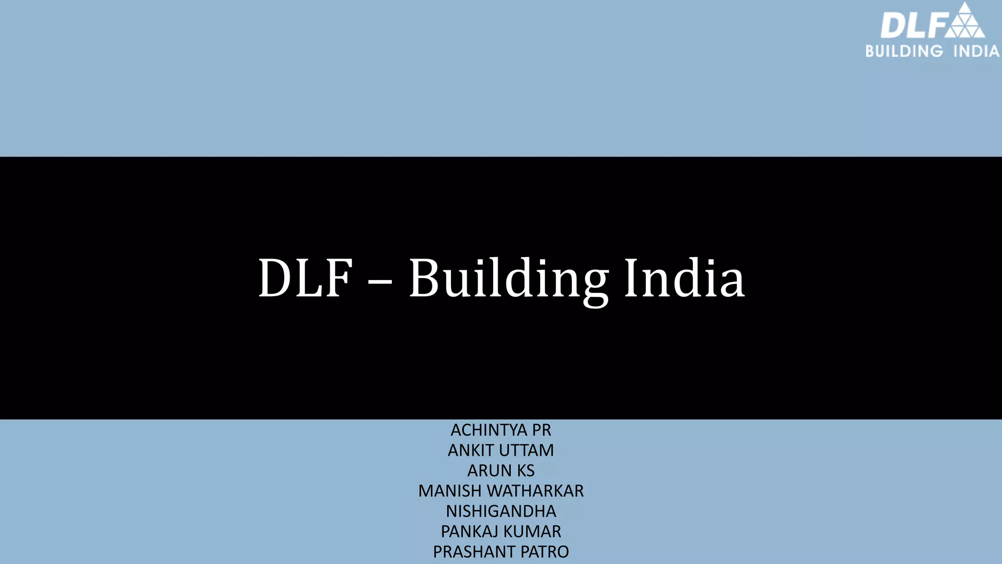 DLF - A Company Analysis from a Strategic Perspective | PPTX