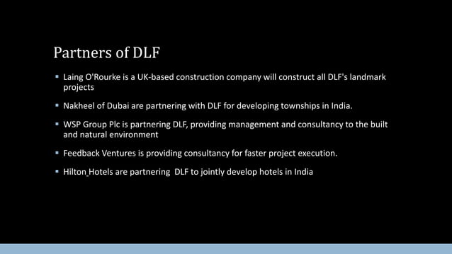 DLF - A Company Analysis from a Strategic Perspective | PPTX | Business ...