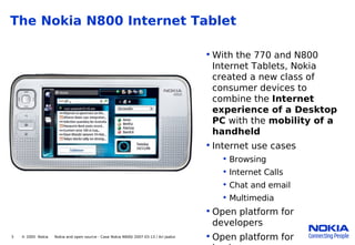 nokia and opensource n800 | PDF | Shareware and Freeware | Computer ...