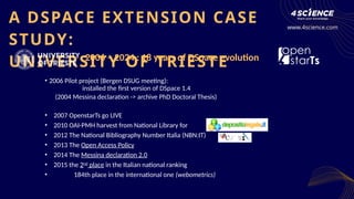 Innovating Digital Repositories: enhancing the basic DSpace with DSpace ...