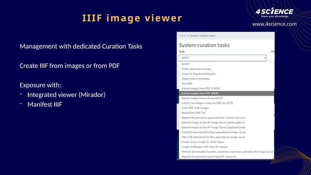 Innovating Digital Repositories: enhancing the basic DSpace with DSpace ...