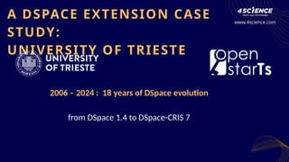 Innovating Digital Repositories: enhancing the basic DSpace with DSpace ...