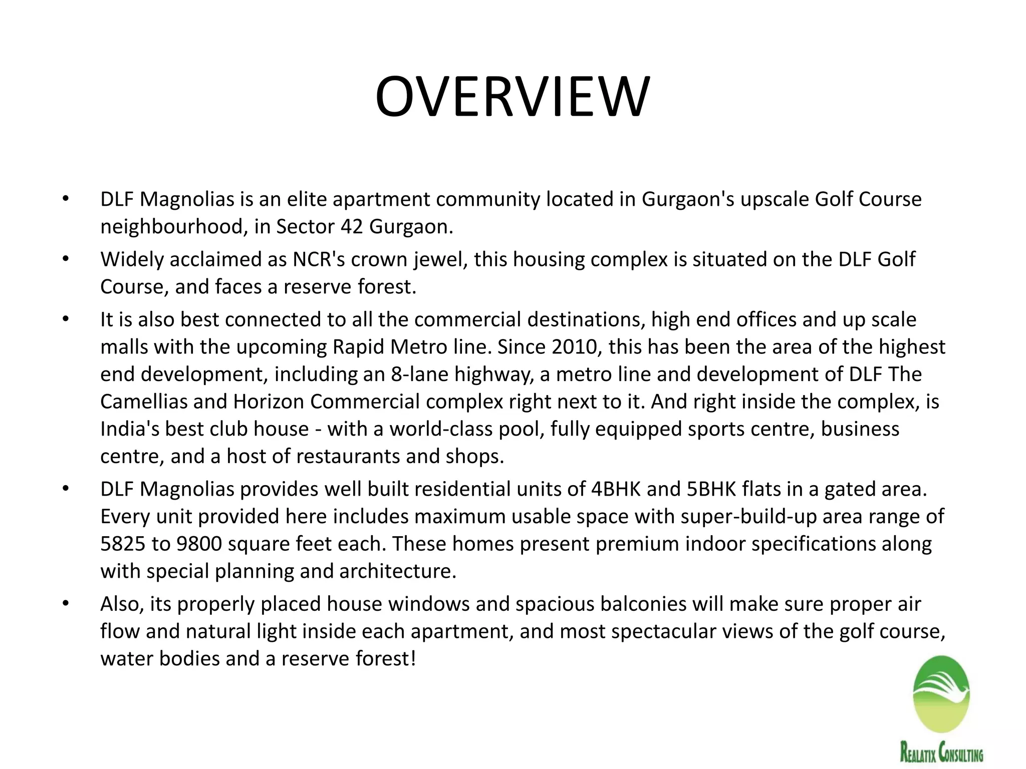 DLF MAGNOLIAS | PDF