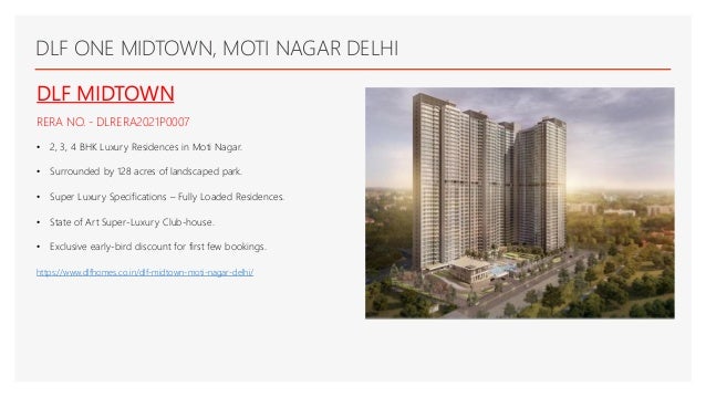 Dlf midtown moti nagar delhi | PDF