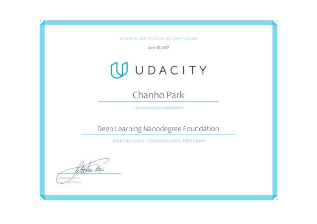 Deep Learning Foundation Nanodegree | PPT
