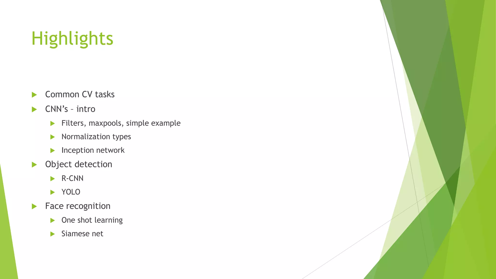 Deep Learning For Computer Vision Intro Pptx Artificial