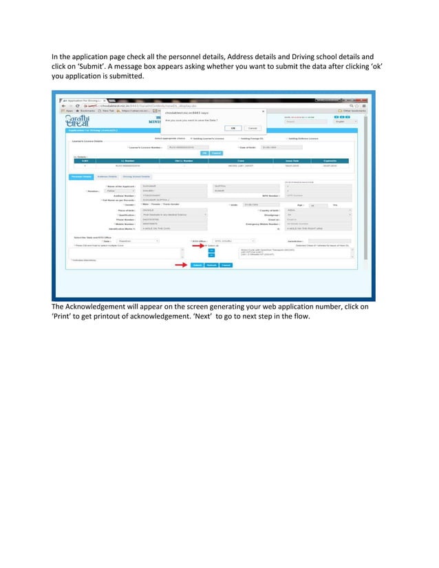 Driving License form | PDF