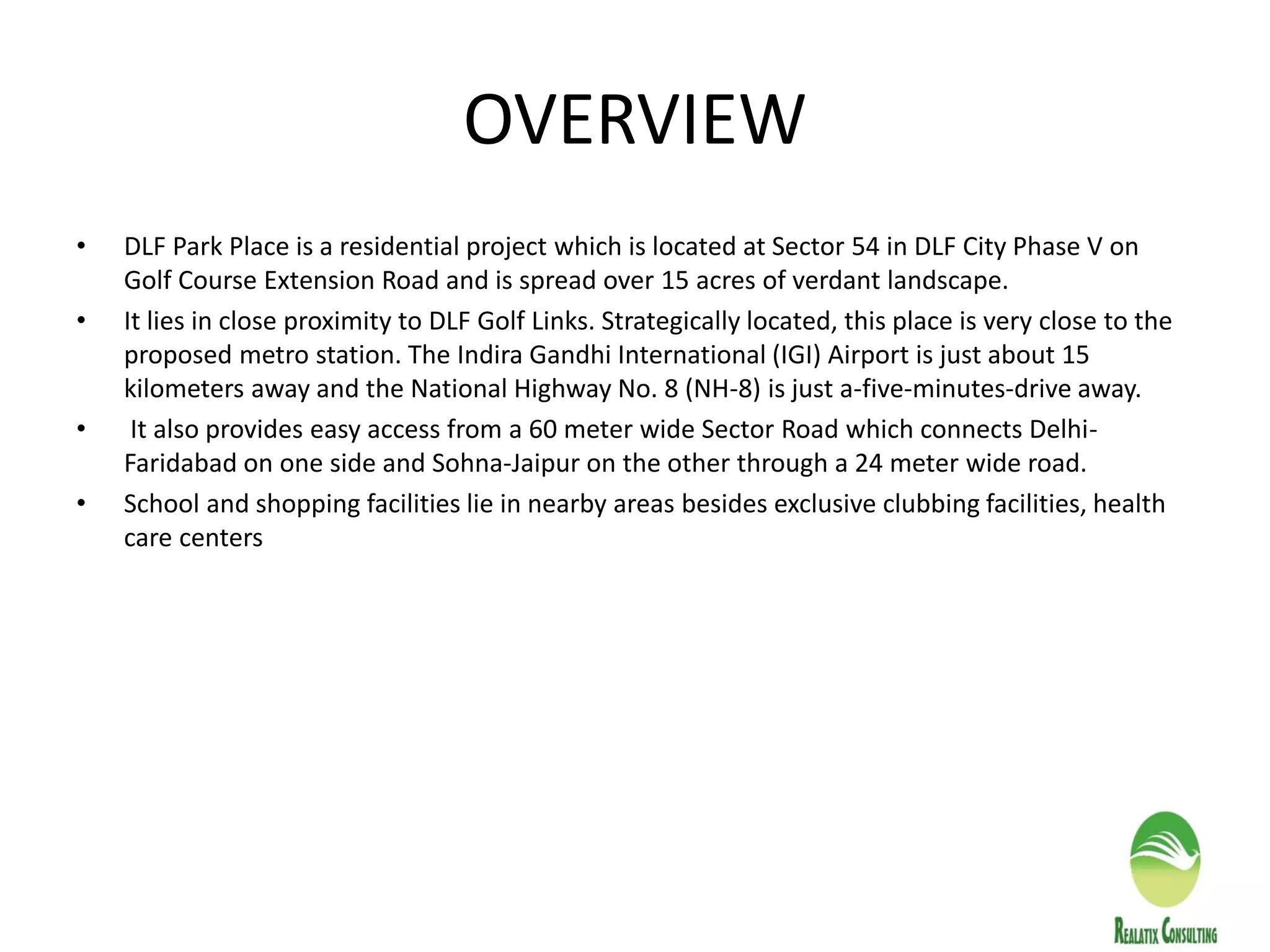 DLF PARK PLACE | PDF