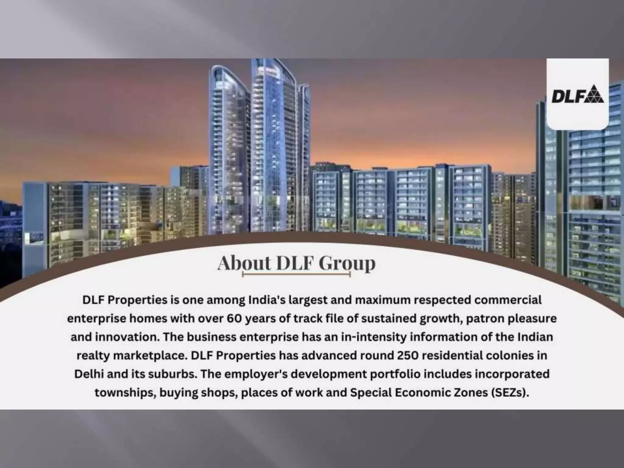 DLF Sector 63 Gurugram brings 2 & 3 BHK Residential Apartments | PPTX