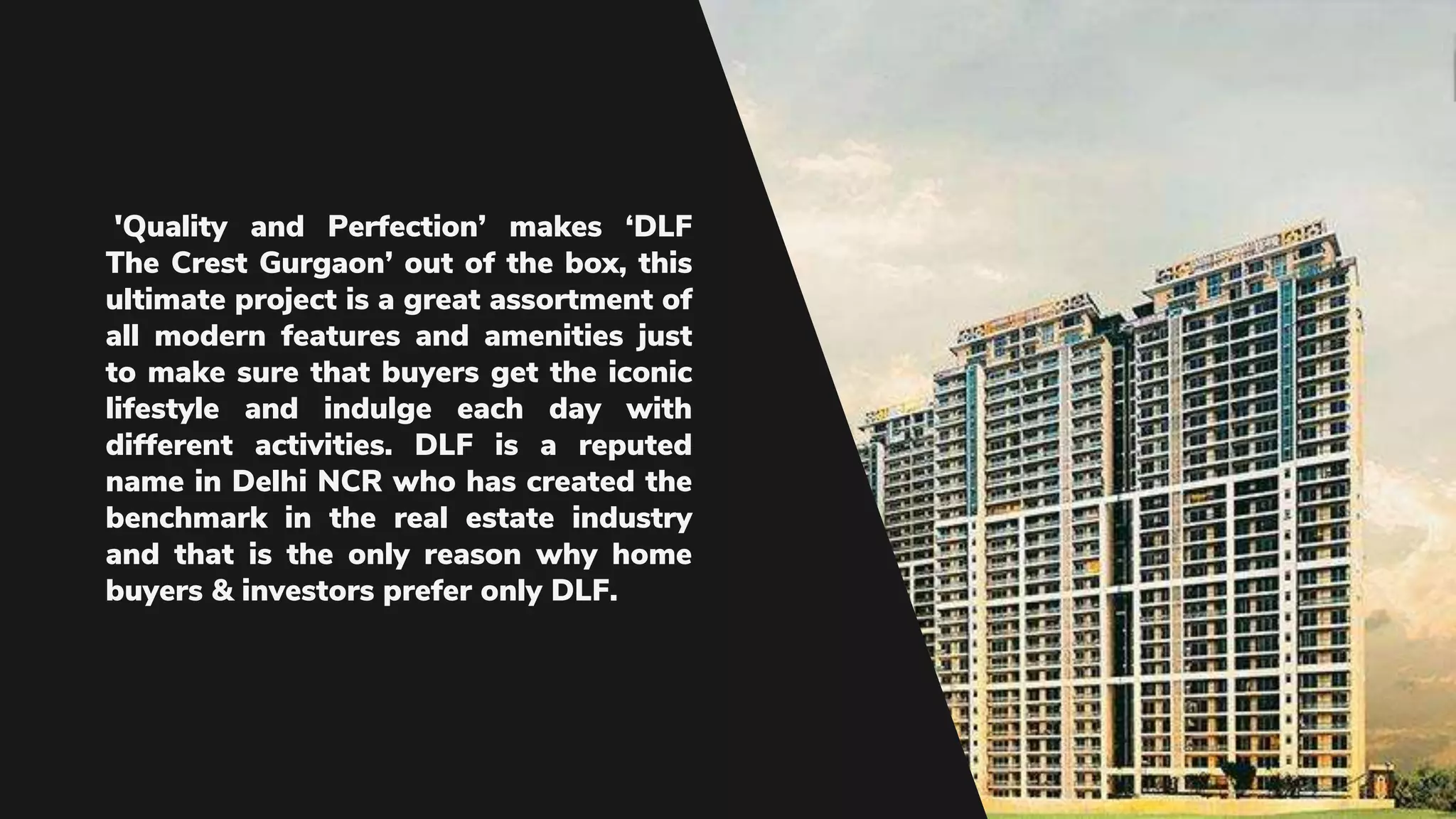 Dlf crest Gurgaon | PPTX
