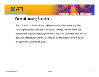 ATI INVESTOR PRESENTATION | PDF