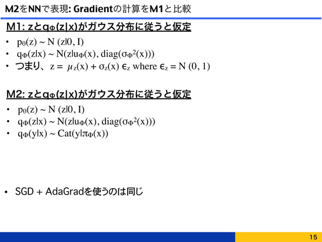 DL Hacks輪読 Semi-supervised Learning with Deep Generative Models | PPT