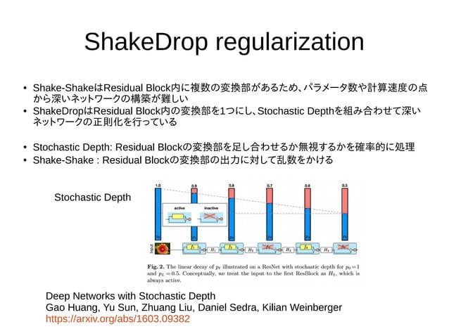 [DL Hacks]Shake-Shake regularization Improved Regularization of Convolutional Neural Networks ...