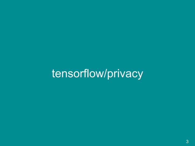 [DL Hacks]tensorflow/privacy 使ってみた | PPTX