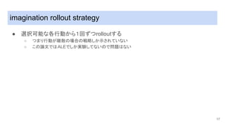 [DL輪読会]Imagination-Augmented Agents for Deep Reinforcement Learning / Learning model-based ...