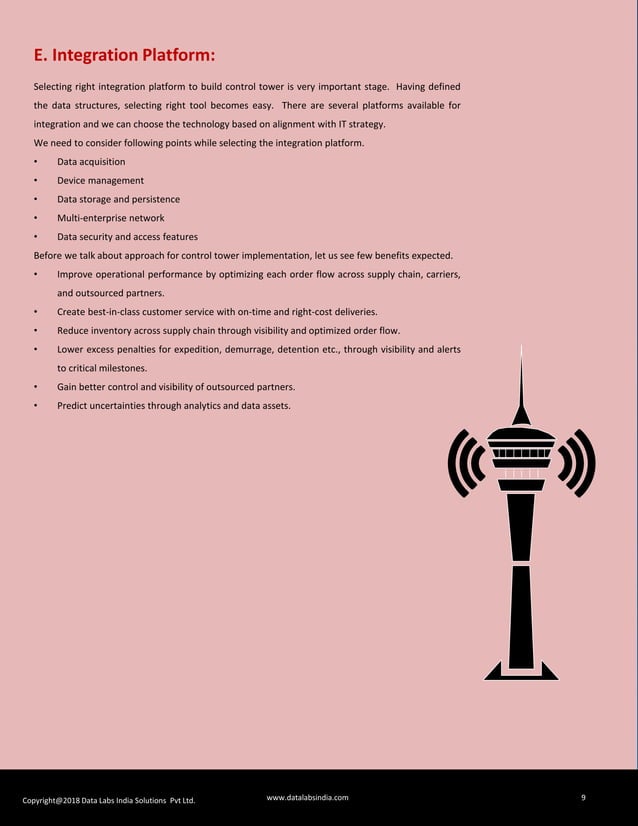 Supply Chain Control Tower - Design & Deployment Concept | PDF ...