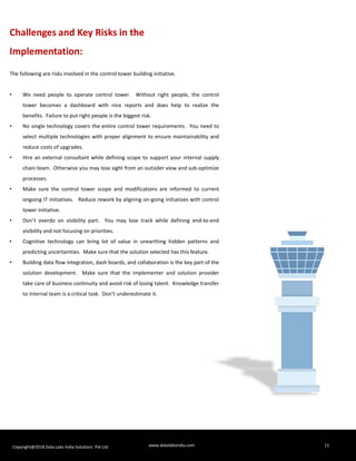 Supply Chain Control Tower - Design & Deployment Concept | PDF