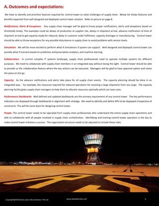 Supply Chain Control Tower - Design & Deployment Concept | PDF