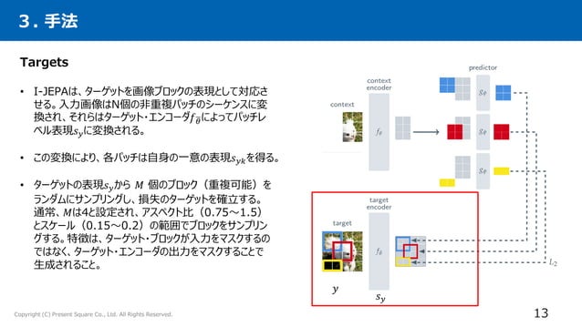 【dl輪読会】self Supervised Learning From Images With A Joint Embedding Predictive Architecture Ppt
