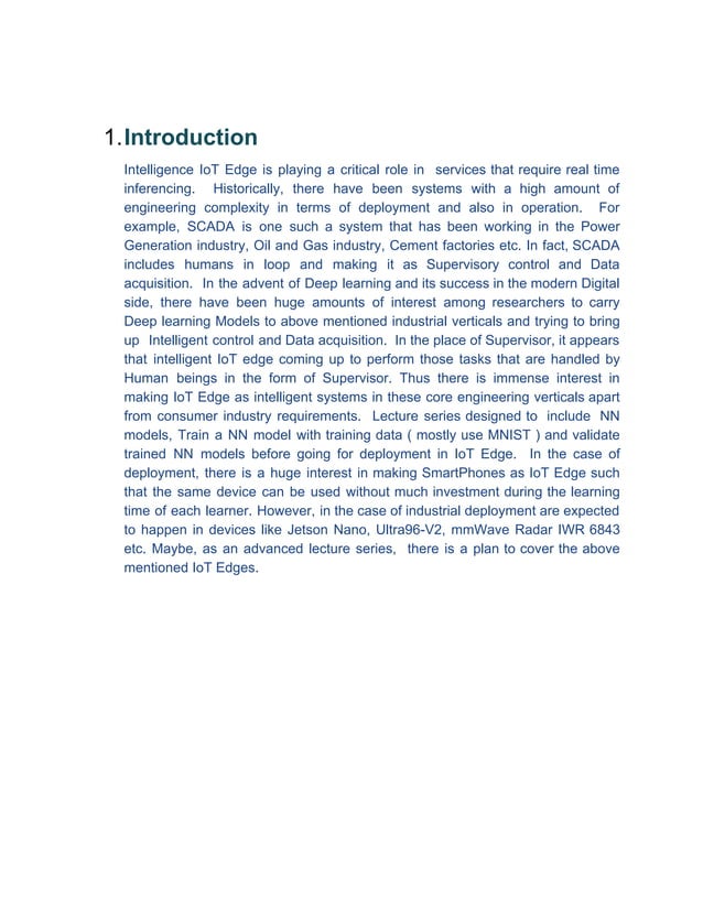 Deep Learning Edge Pdf Computer Software And Applications Computing