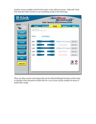 D link router_setup_example | PDF | Computer Networking | Computing