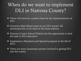 Dli presentation | PPT