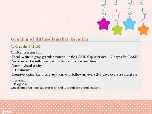 Diffuse Lamellar Keratitis (DLK) | PPT | Eye and Vision Conditions ...