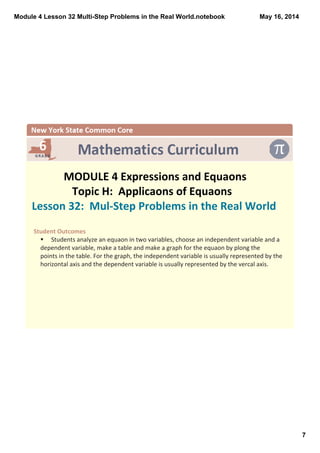 Module 4 lesson 32 | PDF