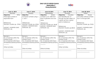 Dll GRADE 2 MATH | PDF