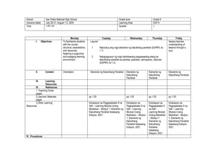 Daily Lesson Log COntemporary Phil Arts, PR 2, IWRBS and ESP 9.docx