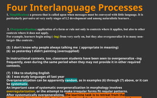 Learner Language / Development Learner Language/ Eiram Amjed | PPTX
