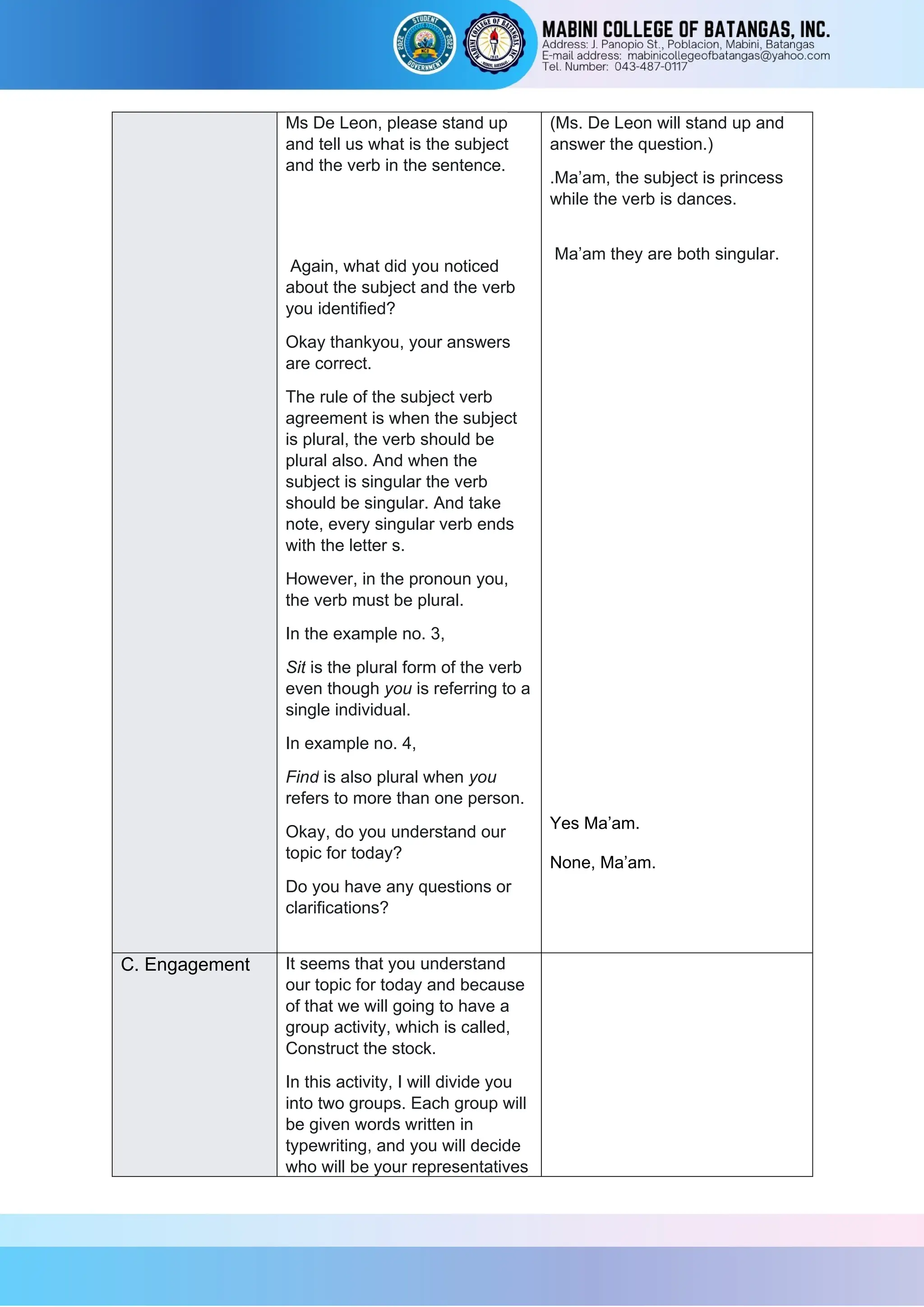detailed Learning plan for teaching demo.docx